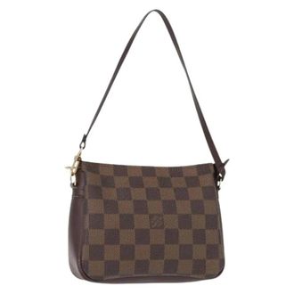 Louis Vuitton Sac bandouli&egrave;re en toile Pre-owned - Femme - Pre-owned - Brun - Taille: ONE Size