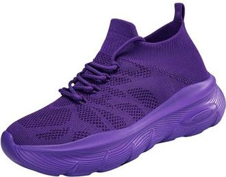 Generic Chaussures de marche pour femme - Chaussures de sport larges - Baskets l&eacute;g&egrave;res - En maille - Chaussures de randonn&eacute;e confortables - Chaussures d&eacute;contr
