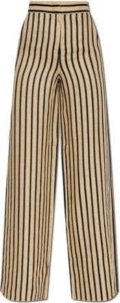 Max Mara Femme, Pantalons, Beige, Taille: 42 FR Pantalon Cestino