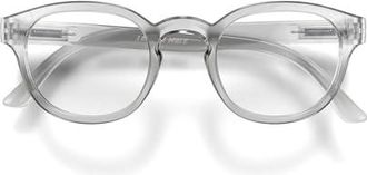 London Mole Monalux lunettes antilumière bleue | Bloqueurs bleus en forme de panto carré cool | Antifatigue oculaire pour les écrans | Homme femme unisexe | Charn