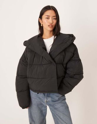 Calvin Klein Jeans Doudoune &agrave; capuche coupe carr&eacute;e - Noir