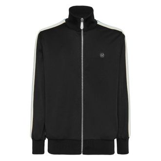 Philipp Plein Tracksuit Jacket Stripes - - Sweatshirts & Hoodies - Herren - Schwarzk - S