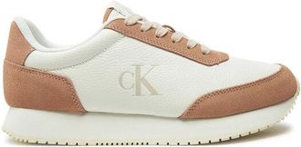 Calvin Klein Jeans Sneakers Runner Laceup Low Mix Mg YW0YW01798 Weiß