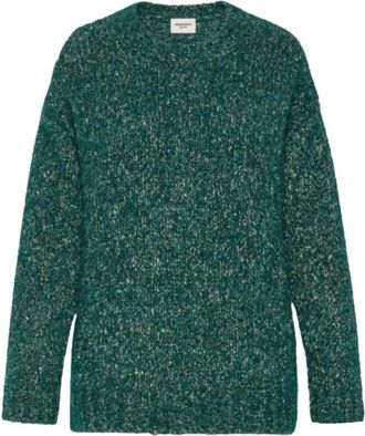 Max Mara Pull &agrave; col rond - Femme - Pulls - Vert - Taille: 40 FR