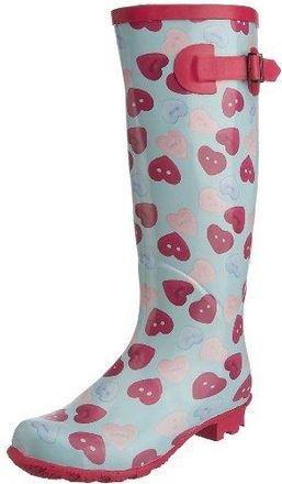 Jacobson Work Wellingtons Femme - Rose - Pink/Multi, 42