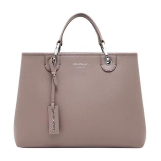 Emporio Armani Femme, Sacs, Brun, Taille: ONE Size Sacs &eacute;l&eacute;gants avec logo imprim&eacute;