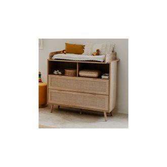 M&S Collection M&s - Commode &agrave; langer 100x77,5x100 cm avec cannage naturel - kessi