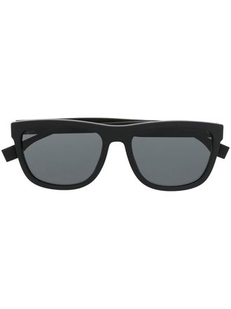 BOSS lunettes de soleil &agrave; monture carr&eacute;e - Noir