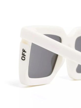 Off-white Mens Tucson Logo Sunglasses White Accessories >