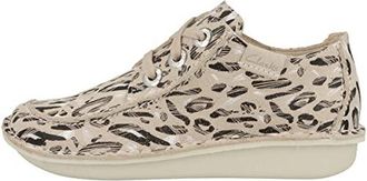 Clarks Femme Funny Dream Tissu Oxford, Black/Sand Print, 40 EU