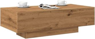 vidaXL Table basse chêne artisanal 100x49,5x31 cm bois dingénierie Vidaxl