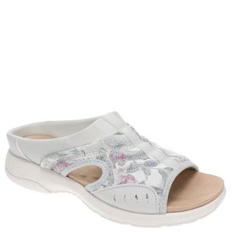 Easy Spirit Traciee Sandales pour femme, Menthe/violet/floral, 38.5 EU Large