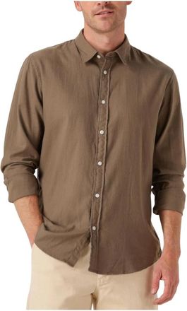 Selected Braunes l&auml;ssiges geb&uuml;rstetes Hemd f&uuml;r M&auml;nner - - Shirts - Herren - Gr&uuml;n - XL