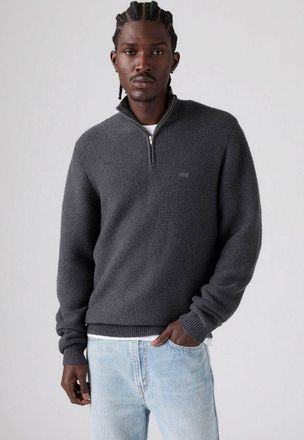 Levi's Strickpullover HM QUARTER ZIP SWEATER mit Zipper und Struktur