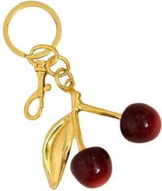 Generic Ruby Bloom - Accessoire de porte-cl&eacute;s rouge, &eacute;l&eacute;gant pendentif floral pour sac &agrave; main | Accessoires de d&eacute;coration pour porte-cl&eacute;s de sac, joli porte-c