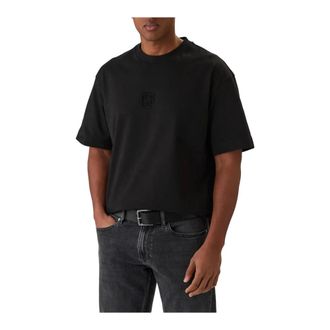 HUGO BOSS T Shirt Over Girocollo Cotone C Tames - - Tops - Herren - Schwarzk - L