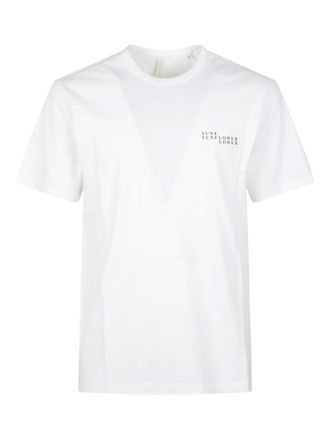 Sunflower T-Shirt mit Logo-Print - Wei&szlig;