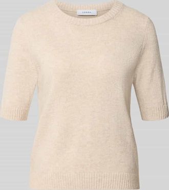 Comma Pullover aus Baumwoll-Mix in Feinstrick-Optik