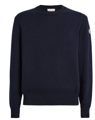 Moncler Cotton Crew-Neck Sweater Size S