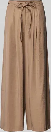 More & More Stoffhose mit elastischem Bund und Bindeg&uuml;rtel
