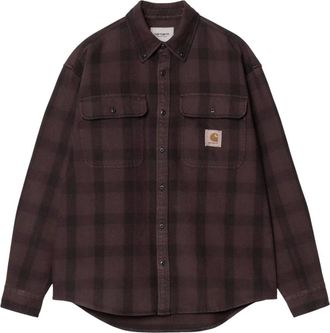 Carhartt Work in Progress Homme, Chemises, Brun, Taille: S L/S Edmands Shirt