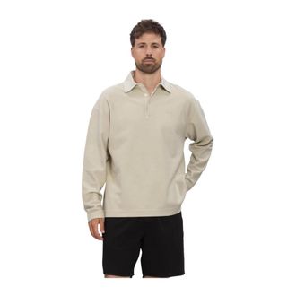 For&eacute;t Herb Strukturierter Strick-Polo - - Tops - Herren - Beige - L