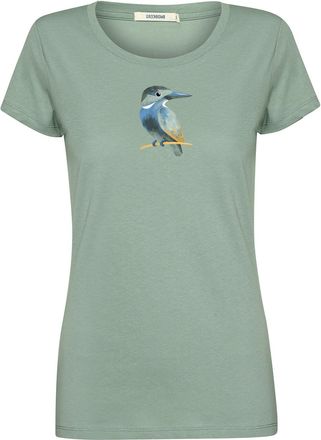 Greenbomb T-Shirt Loves Bird Look