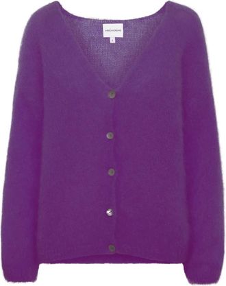 Americandreams Americandreams, Femme, Pulls, Violet, Taille: 44 FR Cornelia LS Cardigan
