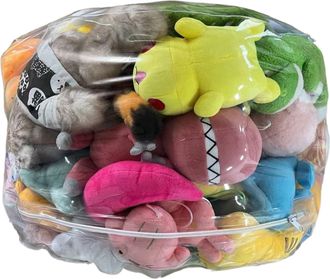 Generic Durchsichtiger Tieraufbewahrungsstuhl - Pl&uuml;schtier-Sitzsack, wasserdichter Sitz, transparenter Spielzeug-Organizer | F&uuml;r Wohnheim, Wohnzimmer, Klassen