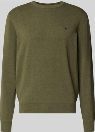 Fynch-Hatton Strickpullover mit gerippten Abschlüssen