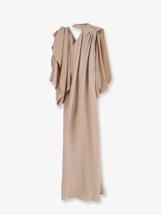 Actualee Long dress with satin band - ACTUALEE - gender_Woman