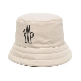 Moncler Day-Namic Logo Eimer Hut Beige - - Accessories - Damen - Beige - M