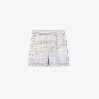 Tory Burch Damen Bedruckte Camp Shorts