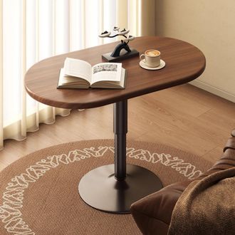 Generic Kompakter Schreibtisch, Nachttisch, moderner Schreib- und Arbeitstisch,Computerarbeitsplatz, höhenverstellbar,Sitz-Steh-Tisch,drehbare Tischplatte,gee