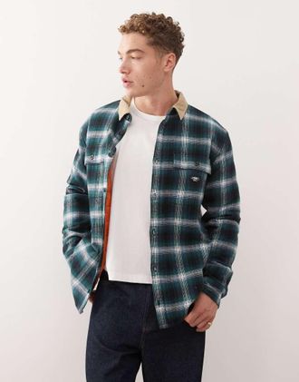 Quiksilver Mercury Desert Shadow - Lang&auml;rmliges, kariertes Hemd in Orion Blue Desert Shadow-Blau