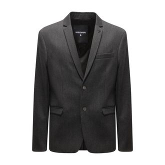 Patrizia Pepe Slim Fit Jacke Dunkelgrau Hergestellt in Italien - - Jackets - Herren - Grau - L