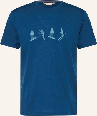 Icebreaker T-Shirt mer150 Tech Lite Snow Aus Merinowolle blau