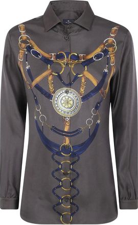 Etro Chemise imprim&eacute;e - Femme - Blouses et Chemises - Multicolore - Taille: 40 FR
