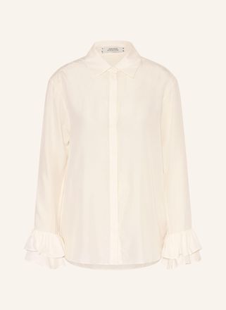 Dorothee Schumacher Dorothee Schumacher Hemdbluse Playful Volumes Aus Seide Mit R&uuml;schen weiss