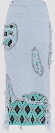 Moschino Midi Knit Skirt