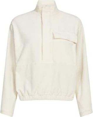 Banana Moon Sweat velours côtelé à col zippé en coton mélangé