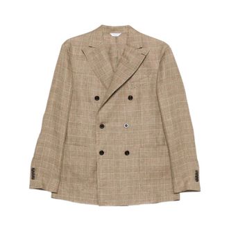 Boglioli Homme, Vestes, Brun, Taille: M Blazer Crois&eacute;