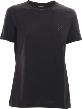 Dondup Femme, Tops, Noir, Taille: 38 FR T-Shirt