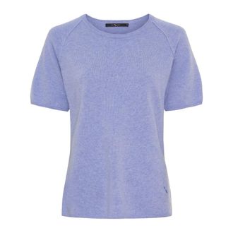 BTF-CPH Cashmere & Merino T-Shirt - - Knitwear - Damen - Blau - 2XL