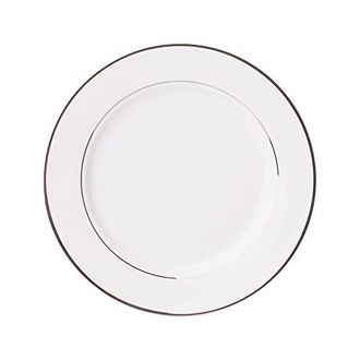 Ambition Dessertteller Aura Silver 19 cm Essteller Kuchenteller Fr&uuml;hst&uuml;ckteller Porzellan modern elegant