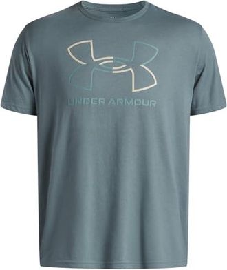 Under Armour Global Foundation T-Shirt à Manches Courtes pour Homme, (587) Bleu Jaspe/Kaki Base/Serpentine, XX-Large