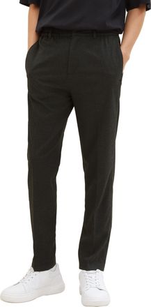 Tom Tailor Herren 1037539 Relaxed Tapered Fit Hose in Ankle-Länge, 34074 Black Houndstooth, 30/32