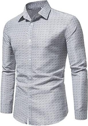 Generic Chemises habill&eacute;es pour homme, chemises &agrave; manches longues et col rabattable, col boutonn&eacute;, chemise de smoking d&eacute;contract&eacute;e, costume de f&ecirc;te, costume d