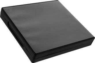 OSALADI DIKACA DVD Halterung 12 Fach Disc Aufbewahrungsbox aus Robustem Material Transparente CD H&uuml;lle zum Schutz vor Kratzern und Staub Platzsparend und Numm