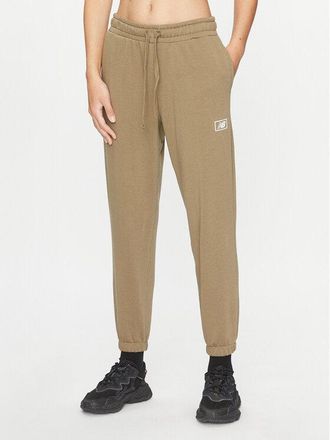 New Balance Jogginghose Essentials French Terry Pant WP33508 Gr&uuml;n Regular Fit